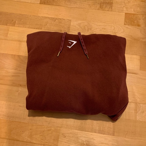 Gymshark | Shirts | Maroon Gymshark Hoodie | Poshmark